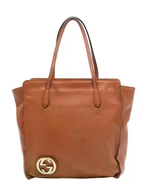 Gucci Interlocking G Tote Bag - Brown