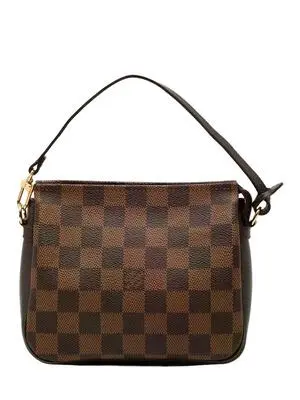 LOUIS VUITTON 1999 Damier Ebene Trousse Pochette - Brown