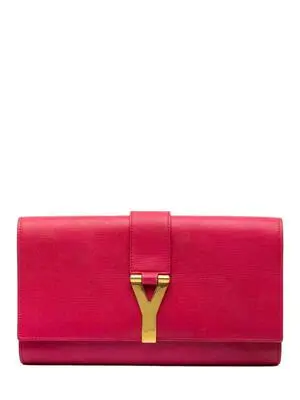 Saint Laurent 2000-2012 Chyc Ligne Clutch Bag - Pink