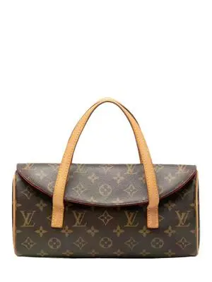 LOUIS VUITTON 2003 Monogram Sonatine Handbag - Brown