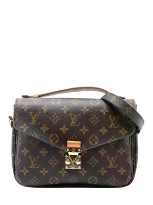 LOUIS VUITTON Monogram Pochette Metis - Brown