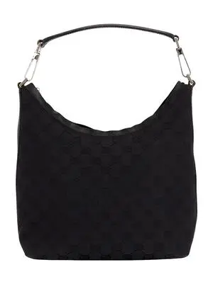 Gucci Clasp Hobo Bag - Black