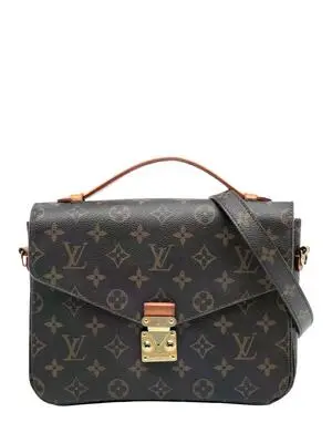 LOUIS VUITTON 2016 Pochette Metis Satchel - Brown