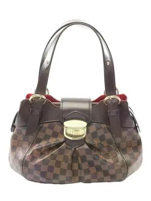 LOUIS VUITTON 2010 Damier Ebene Sistina Pm Handbag - Brown