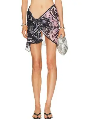Emilio Pucci Pareo - Black & Pink