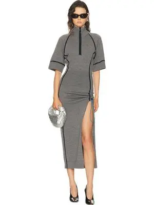 Coperni Tech Merino Midi Dress - Grey
