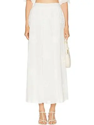 ALL THAT REMAINS Fleur Skirt - White