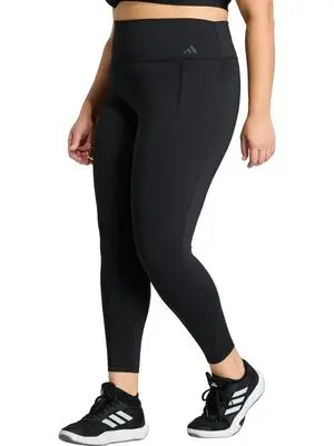 Adidas Optime Workout 1/1 Leggings Plus Size - Black