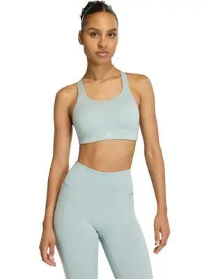Adidas Optime Workout High Support Bra - Wonder Sage
