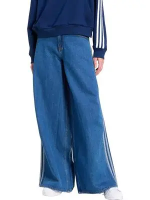 Adidas Firebird Adilenium Denim Track Pants - Medium Vintage Denim