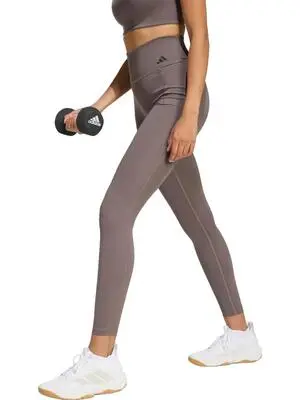 Adidas Optime Workout Full Length Leggings - Charcoal