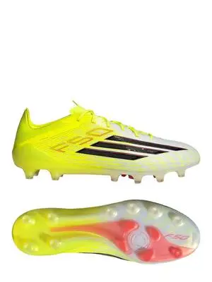 Adidas F50 Elite Artificial Ground Soccer Cleats - Team Solar Yellow 2 / Core Black / Lucid Red