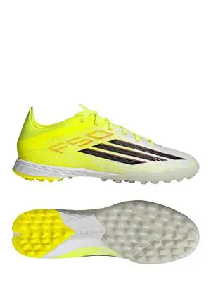 Adidas F50 Pro Turf Soccer Shoes - Team Solar Yellow 2 / Core Black / Lucid Red