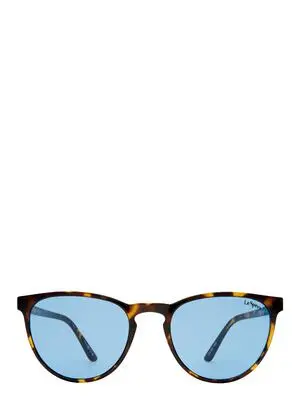 Le Specs Invincible Round Frame Sunglasses - Tokyo Tort