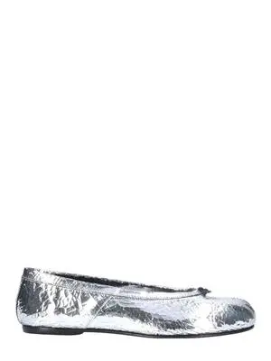 MAISON MARGIELA Mirror Tabi Ballet Flats - Silver