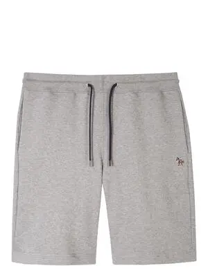 Paul Smith Marl Cotton Logo Shorts - Grey