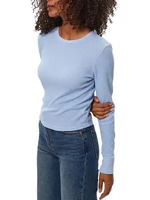Michael Stars Palmer Crop Crew Tee - Breeze