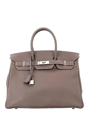 HERMES Birkin 35 Handbag - Etoupe