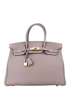 HERMES Birkin 35 Handbag - Gris Asphalte