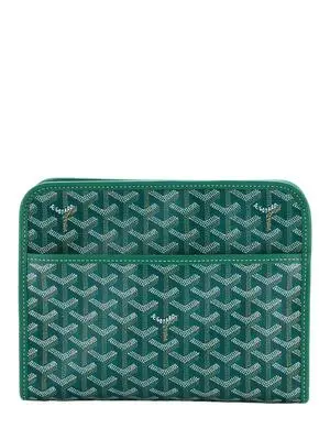 Goyard Jouvence Toiletry Pouch Coated Canvas Green