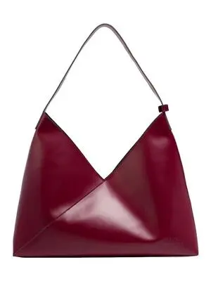 MAISON MARGIELA Leather Tote Plum