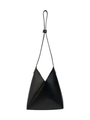 MAISON MARGIELA Fortune Cookie Small Leather Shoulder Bag - Black