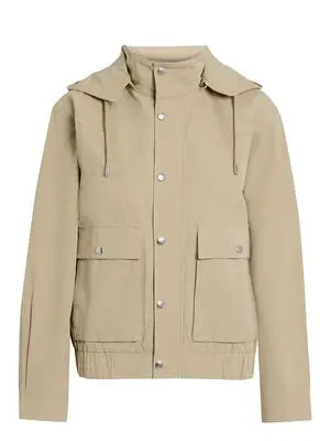 Proenza Schouler Cotton-canvas Hooded Jacket - Sage Green