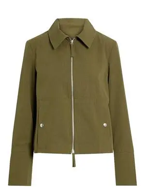 Proenza Schouler Barnes Cotton-canvas Jacket - Army Green