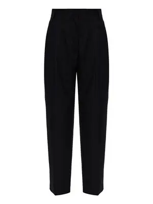 Paul Smith Wool Pleated Trousers - Black