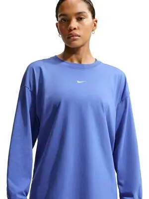 Nike Sportswear Oversized Long-sleeve T-shirt - Blue