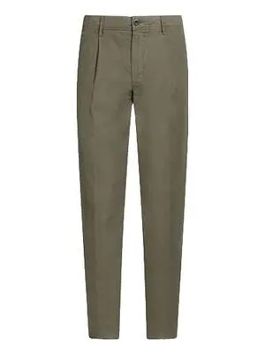 Incotex Military Cotton-elastane Pants - Green