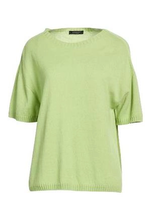 ARAGONA ARAGONA Cashmere Short Sleeve Sweater Light Green