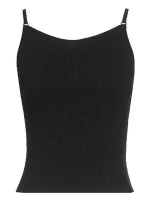 COURREGES Top Viscose, Polyester - Black