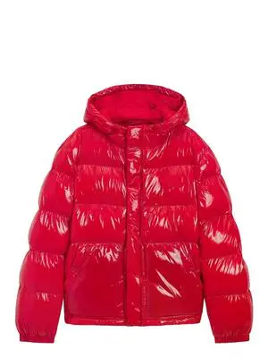 Hugo Logo-detail Padded Jacket - Red
