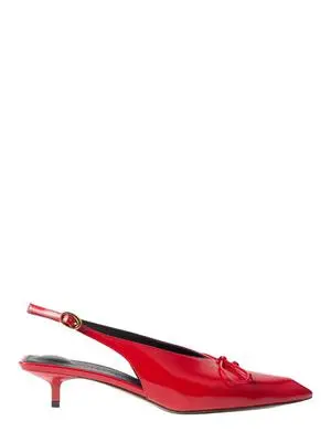 Jacquemus Cubisto Slingback Pumps - Red