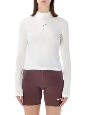 Nike Long-sleeve Mock-neck Top - White