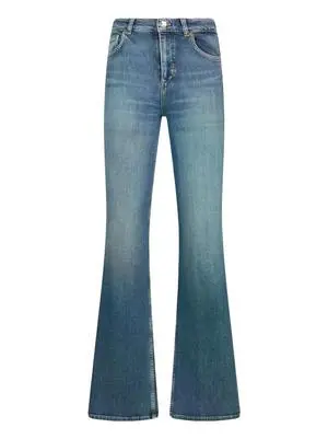 LIU JO Stone-Wash Flared Jeans