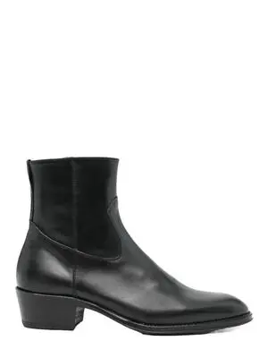 CENERE GB Zip Boots - Black