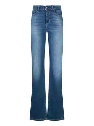 Liu Jo High-rise Straight-leg Jeans - Blue