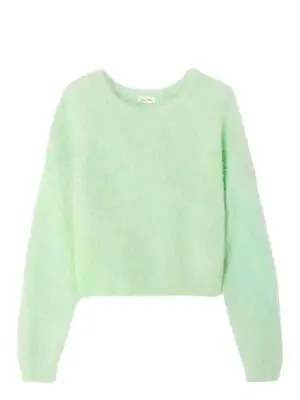 American Vintage Crew-neck Long-sleeve Sweater - Green