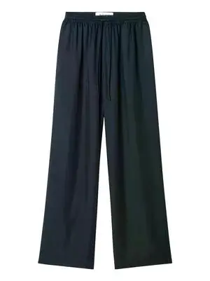 RÓHE Wide-leg Silk Trousers - Blue