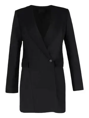 DION LEE Buttoned Blazer Dress - Black