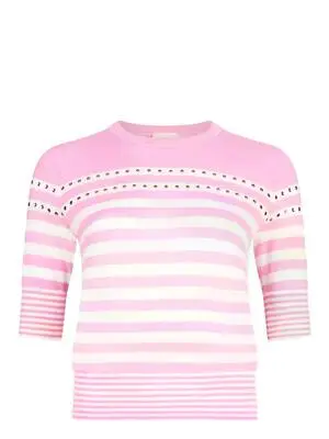 Liu Jo Striped Sweater - Pink