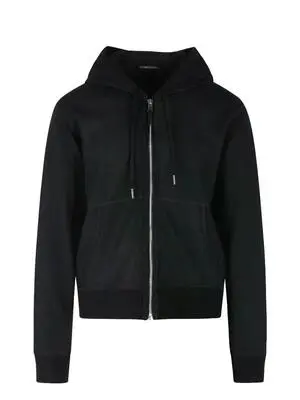 TOM FORD Cashmere Zip Hoodie - Black