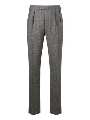 Ralph Lauren Purple Label Straight-leg Camel Hair Suit Trousers - Gray