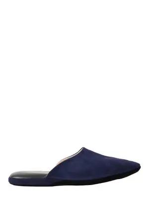 Charvet Suede Slippers - Blue
