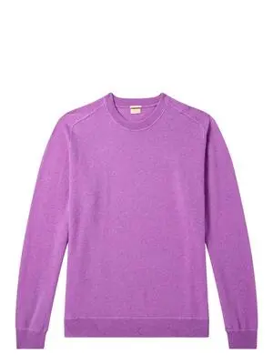Massimo Alba Cashmere Crewneck Sweater - Purple