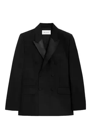 Ami Double-breasted Blazer - Black