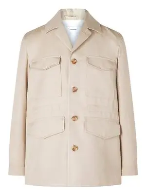 LARDINI Panosh Woven Field Jacket - Neutrals