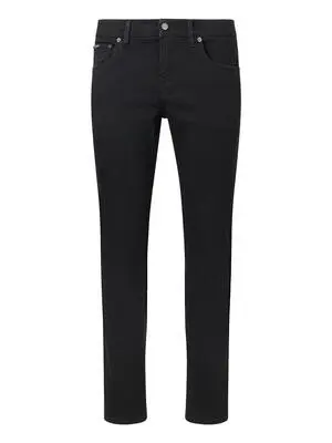 Dolce & Gabbana Slim-fit Straight-leg Jeans - Black